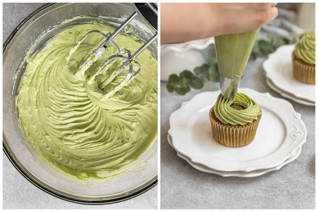 Vegan Matcha Green Tea Cupcakes - ShortGirlTallOrder