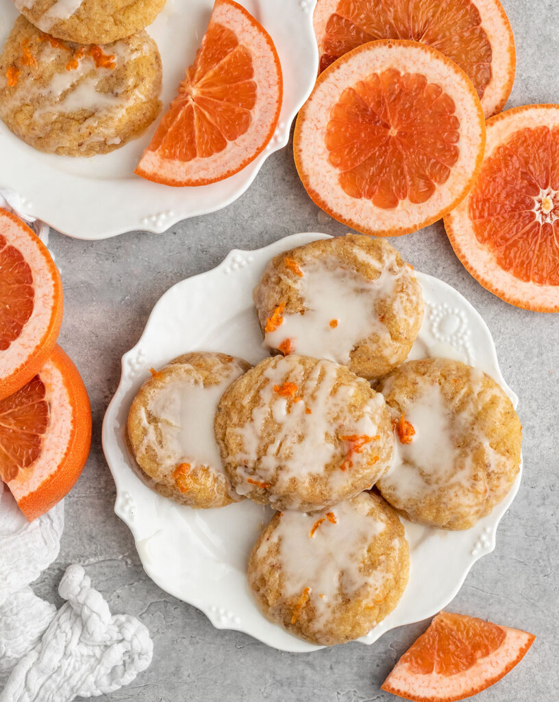 Vegan Grapefruit Sugar Cookies - ShortGirlTallOrder