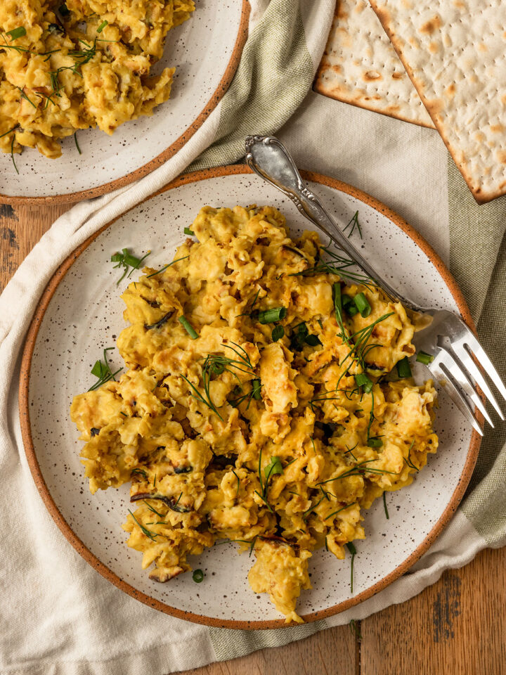 Vegan Matzo Brei - ShortGirlTallOrder