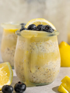 Lemon Curd Overnight Oats - ShortGirlTallOrder