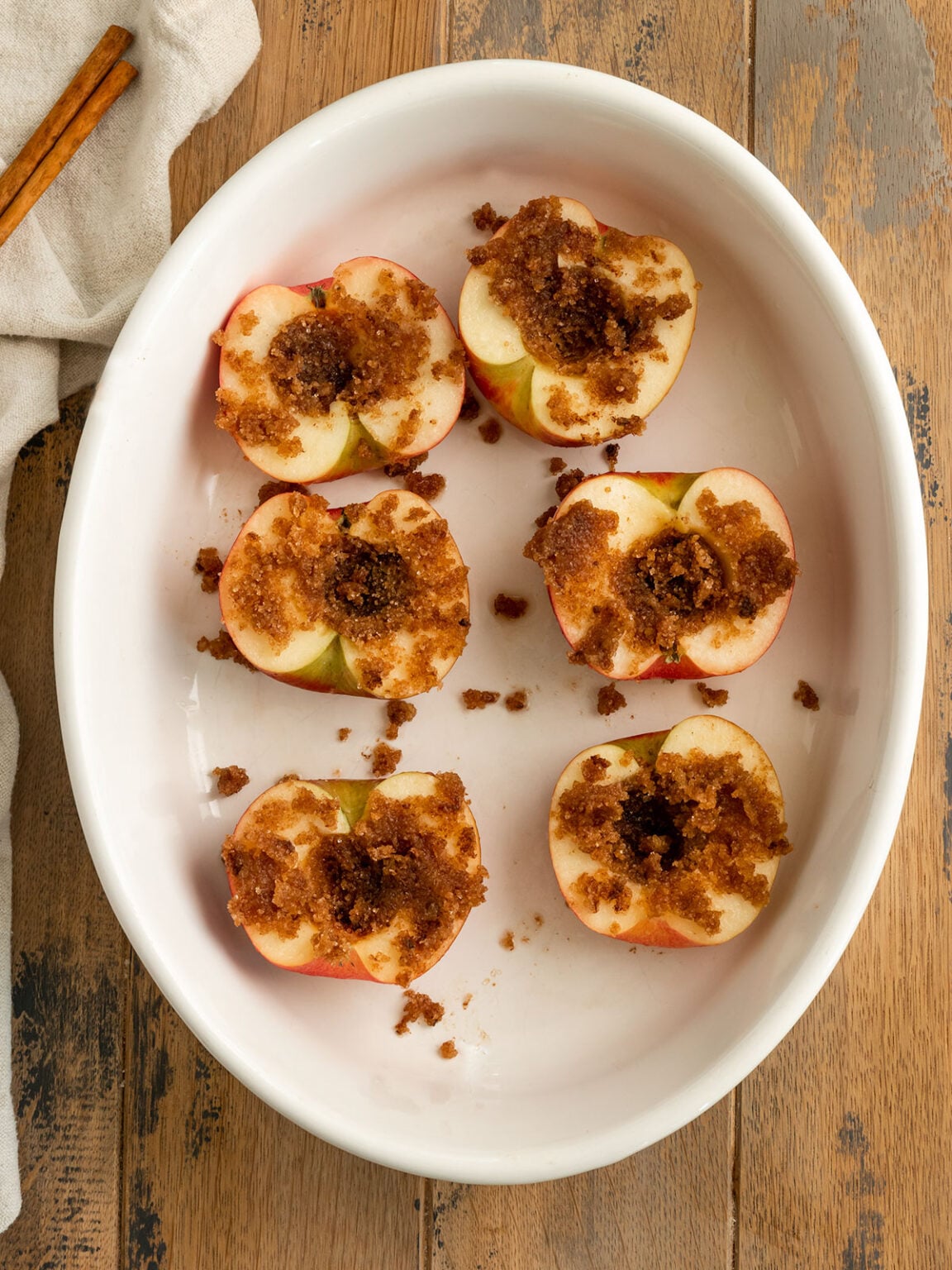 Baked Cinnamon Sugar Apples - ShortGirlTallOrder