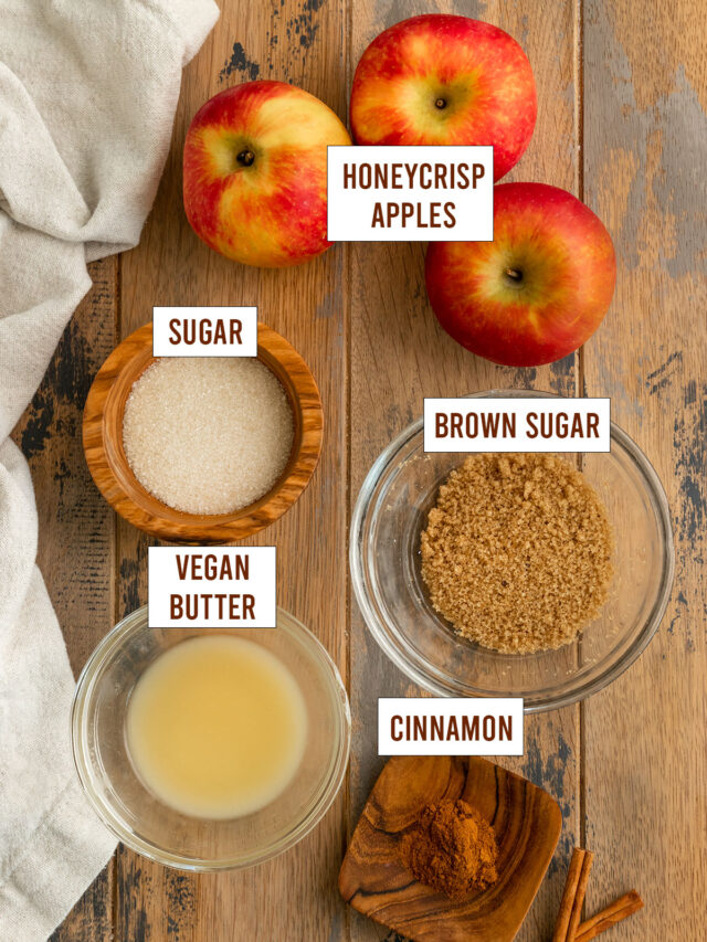 Baked Cinnamon Sugar Apples - ShortGirlTallOrder