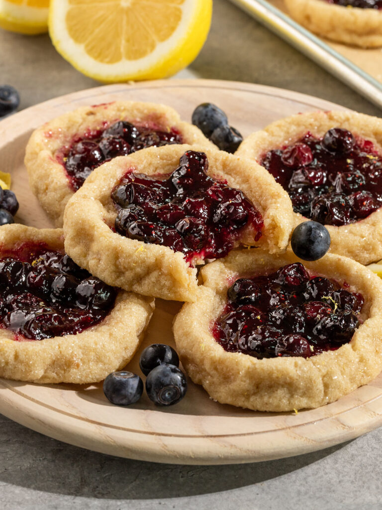 Vegan Blueberry Pie Cookies - ShortGirlTallOrder