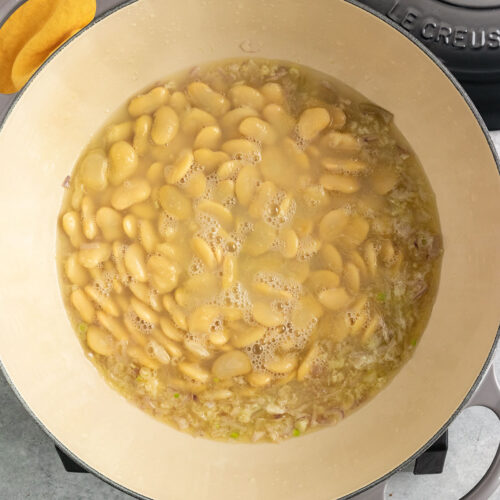 Creamy Lemon Garlic Butter Beans - ShortGirlTallOrder