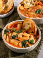 Burst Tomato Basil Butter Beans - ShortGirlTallOrder
