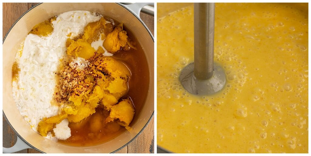 Vegan Sweet Dumpling Squash Soup - ShortGirlTallOrder